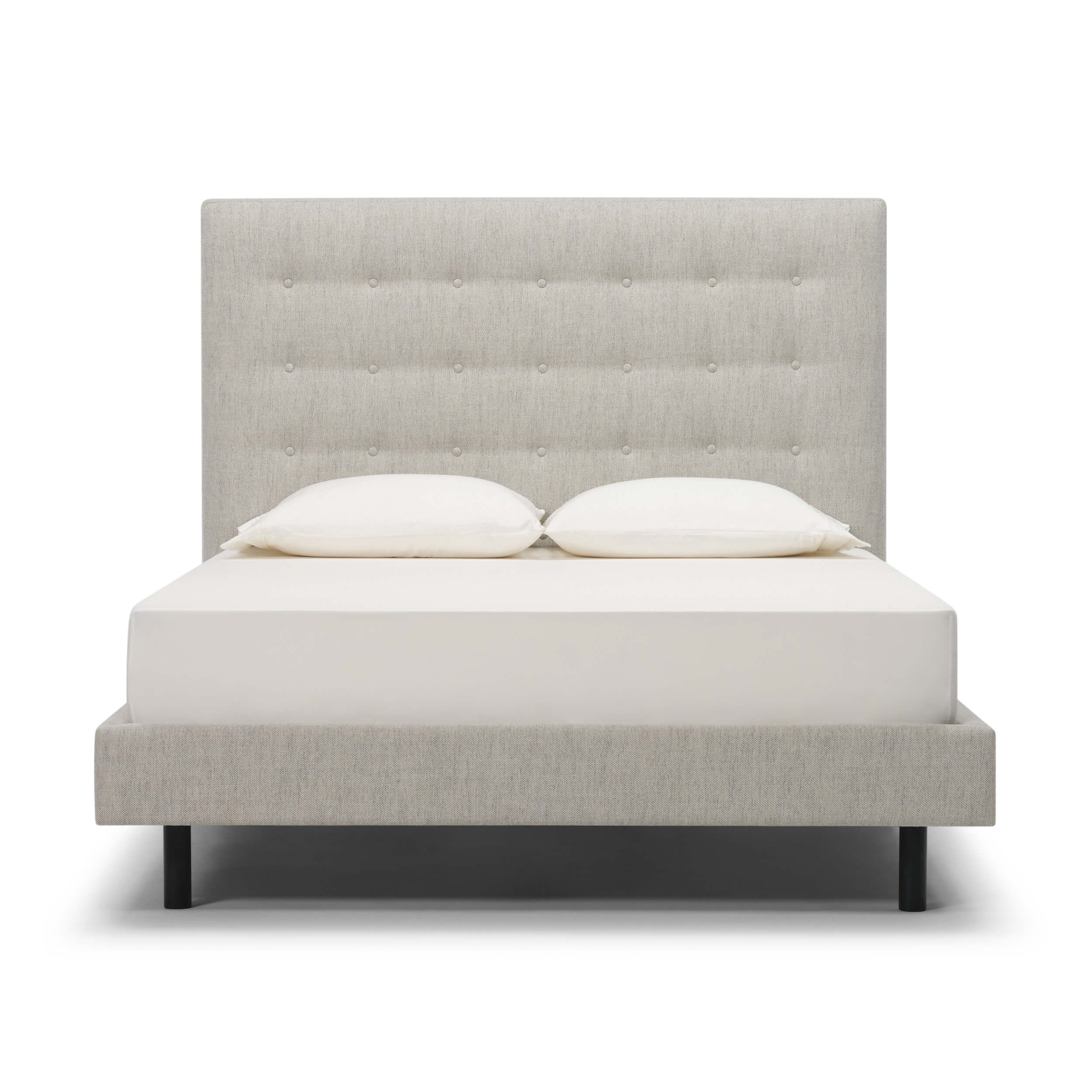Nara King Bed - Arctic Pebble | EQ3